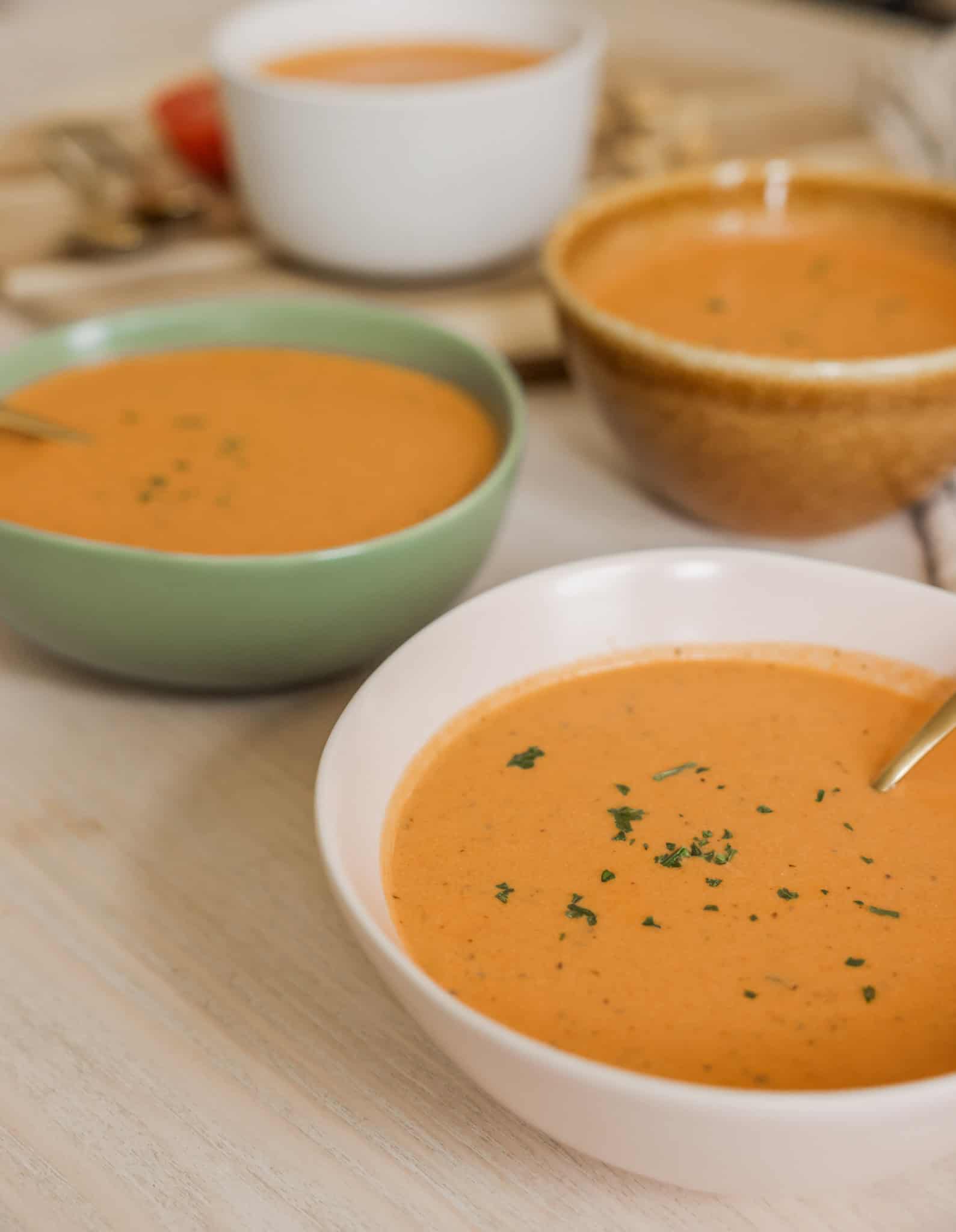 Creamy Vegan Tomato Soup - sarahtherese.co