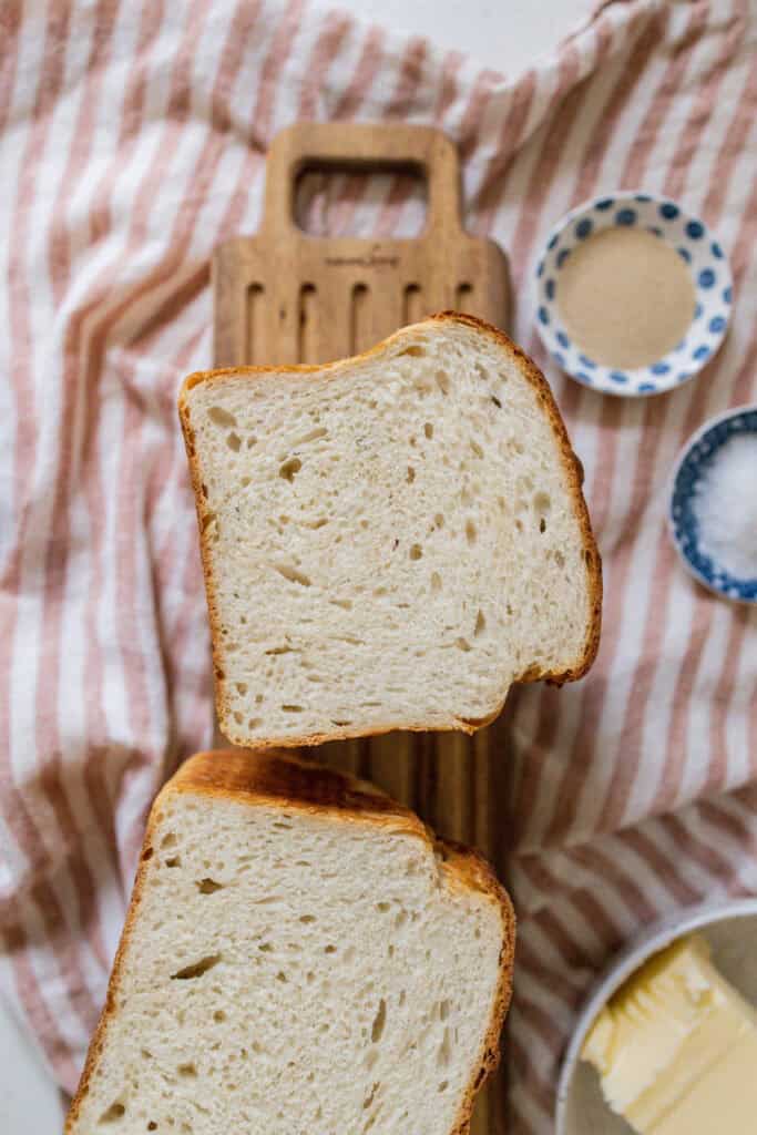 Quick Sourdough Discard Sandwich Loaf - sarahtherese.co