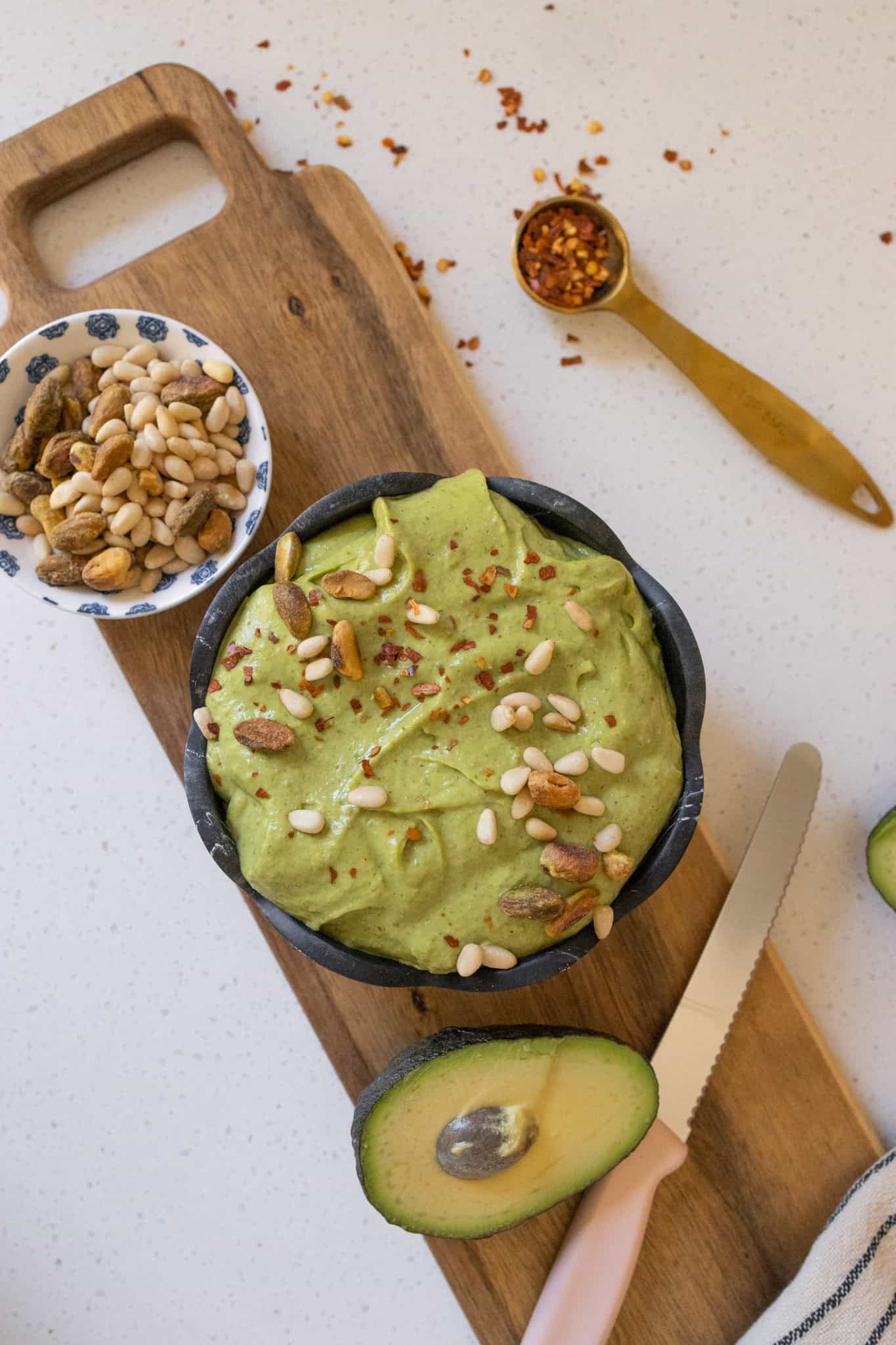 Creamy Avocado Herb Sauce - sarahtherese.co