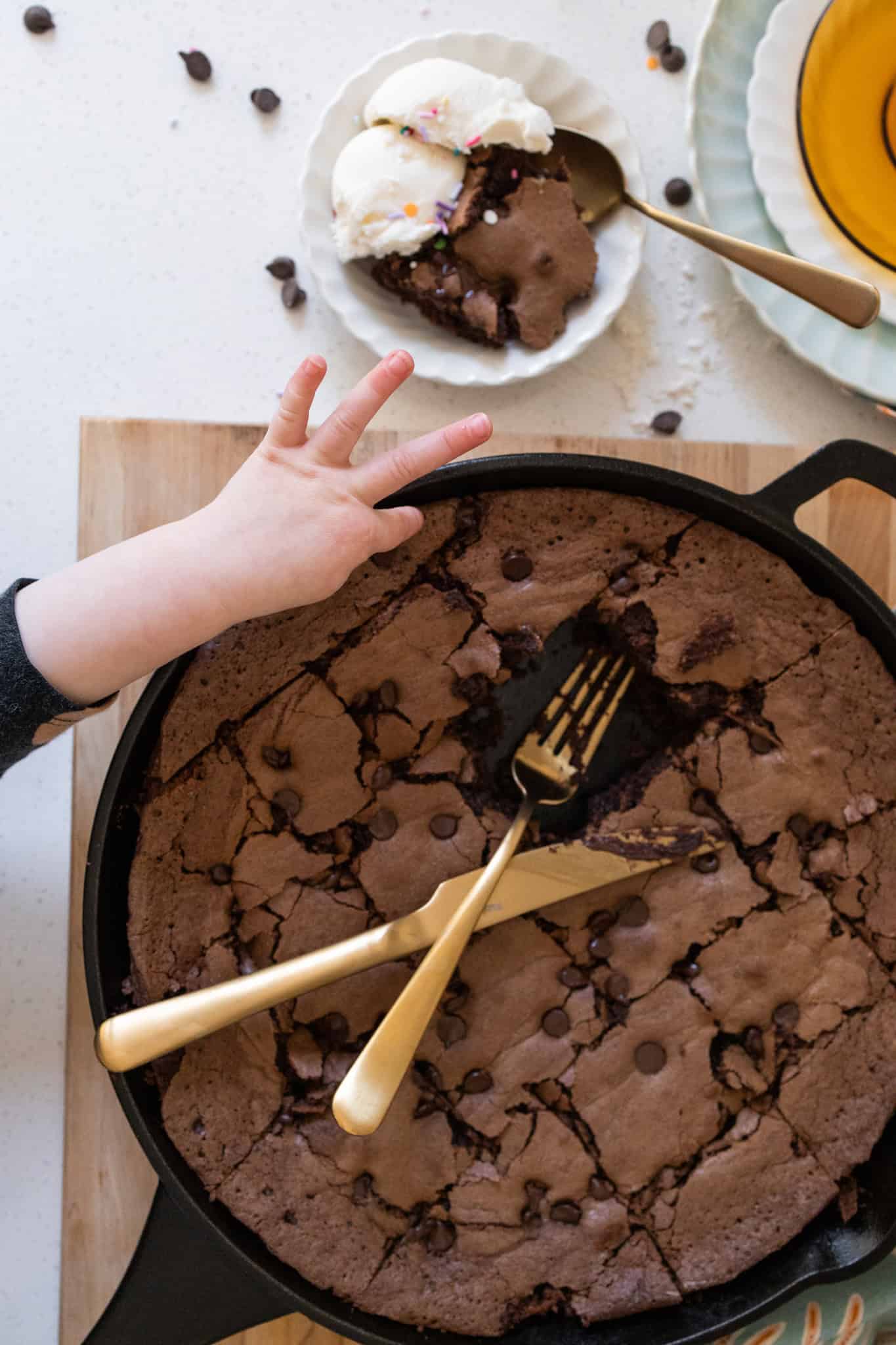 Sourdough Brownie Cake - sarahtherese.co
