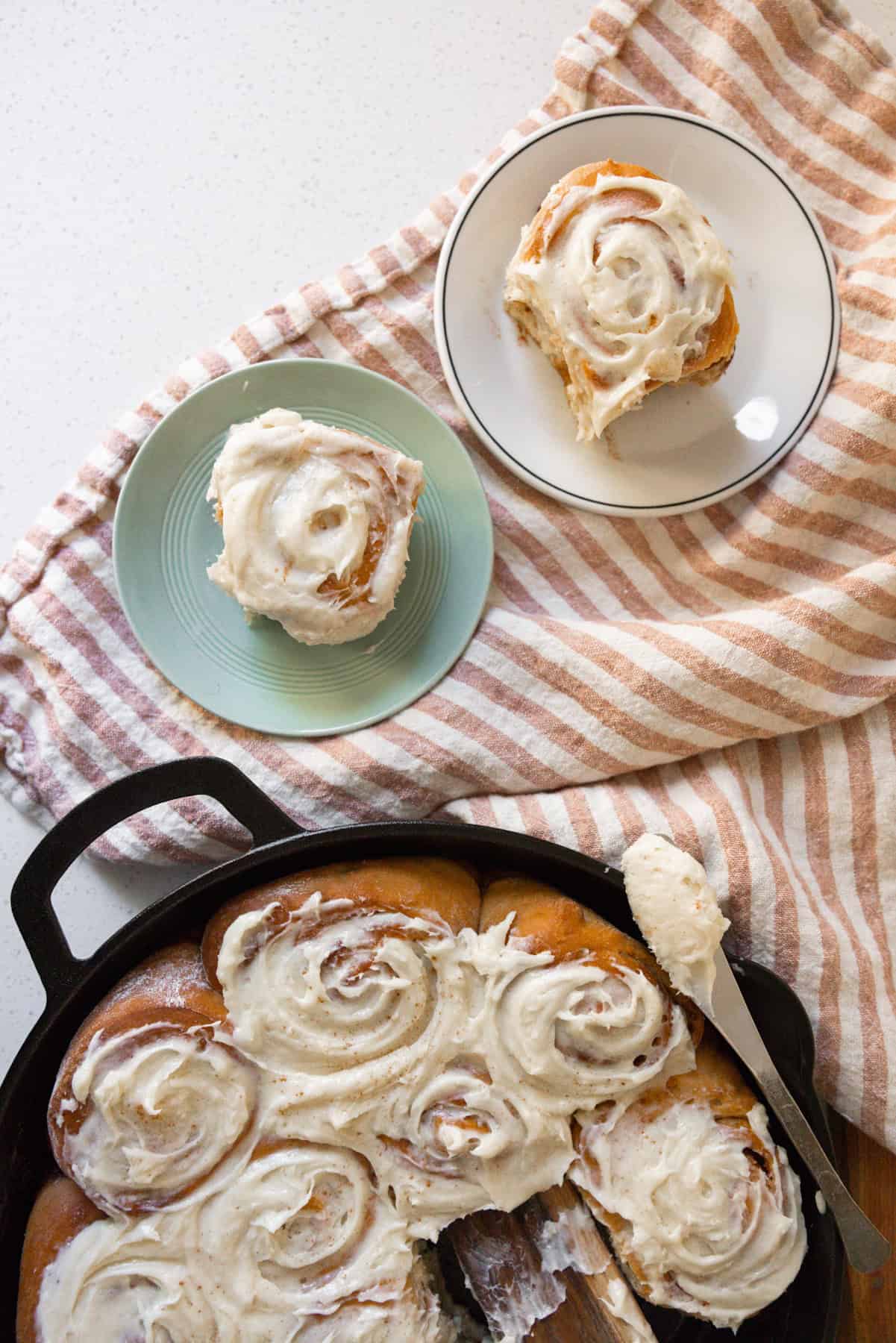 Sourdough Discard Cinnamon Buns - sarahtherese.co